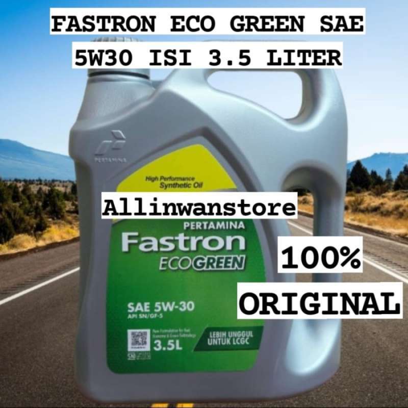 Promo Oli Pertamina Fastron Ecogreen Sae 5w-30 Original Diskon 33% Di ...