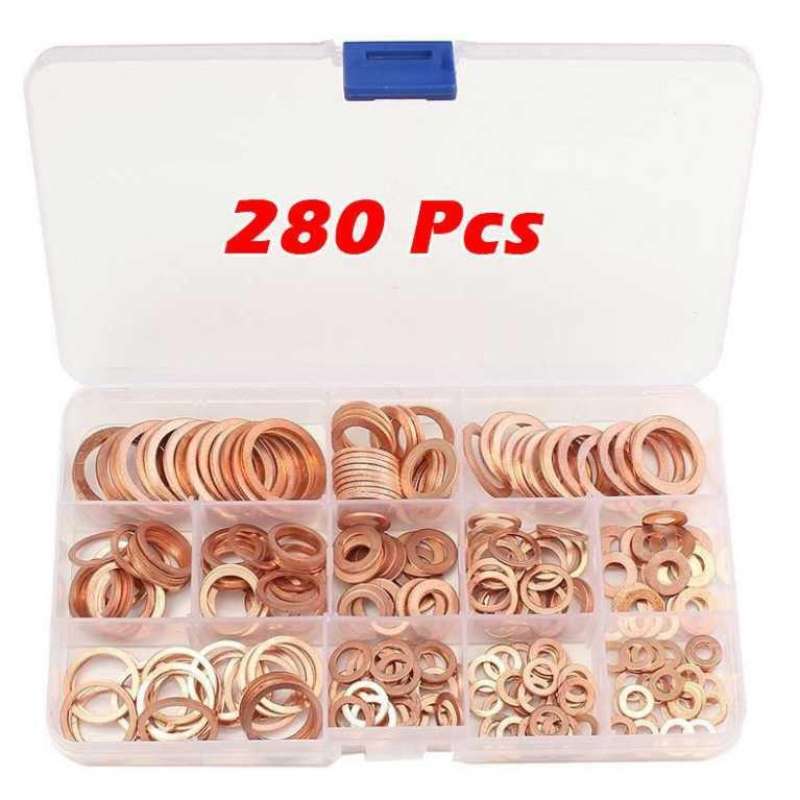 Promo Lissony Ring Baut Gasket Bolt & Nut Flat Ring Tembaga M5-m20 ...
