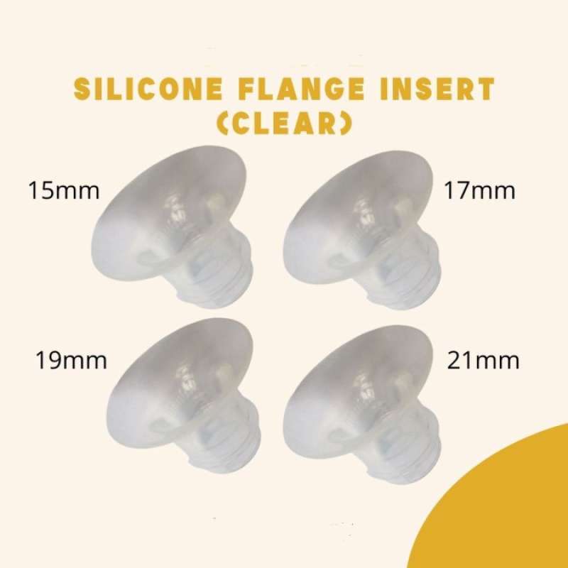 Jual Silicone Flange Insert Size Ganjil | Selipan Corong Silikon - 17mm ...