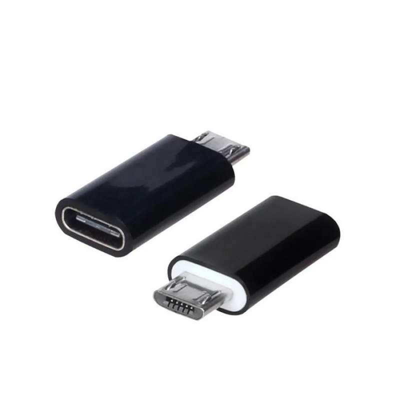 Promo Adaptor Konverter Micro Usb Male To Usb Type C Female Diskon 29% ...