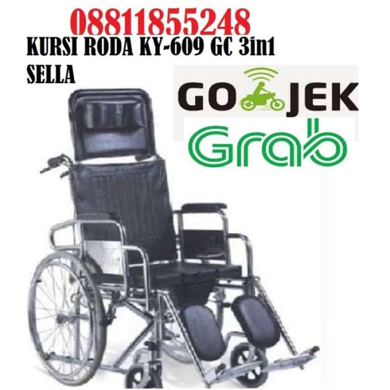 Promo Dijual Kursi Roda 3 In 1 Sella Ky-609 Gc 3in1 Ky609gc Diskon 33% ...