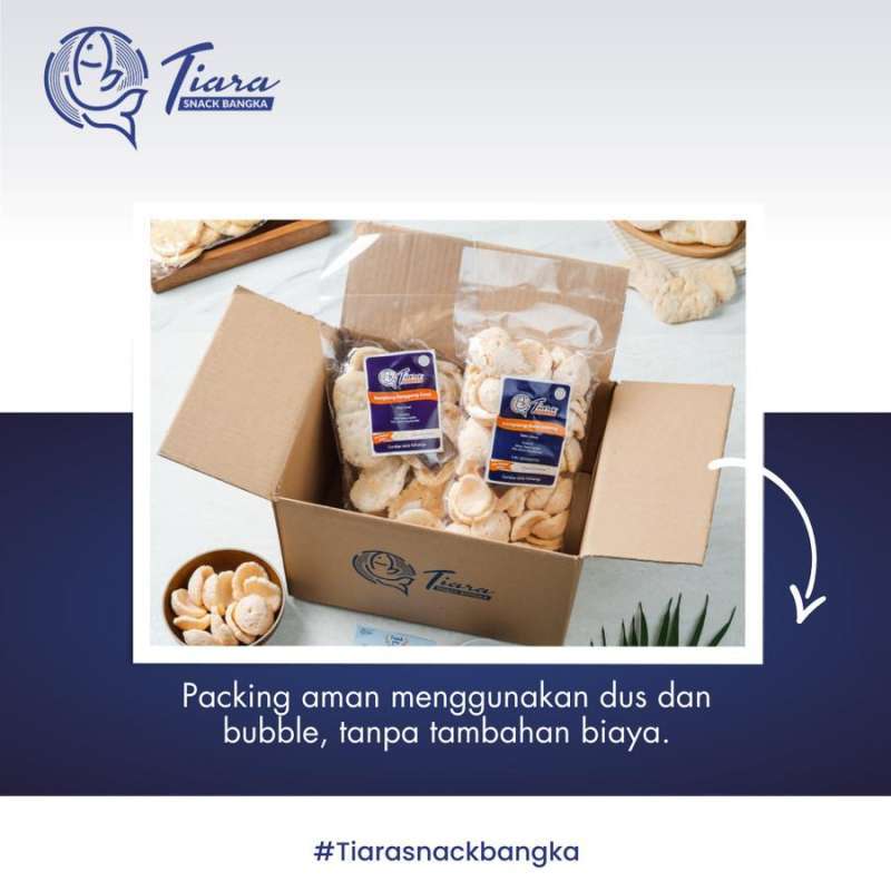 Jual Krupuk Getas Super Ikan Tenggiri Khas Bangka By Tiara Snack Bangka ...