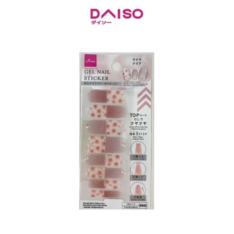 Jual Daiso Gel Nail Sticker-sakura Clear Di Seller Velvet Store ...