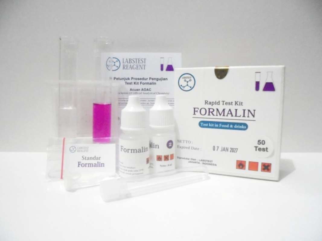 Jual Test Kit Formaldehyde, Alat Uji Cepat Pengawet Makanan ...