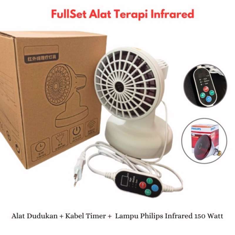 Jual Lampu Terapi Infrared Therapy Infra Merah 150 Watt Alat Infrared ...