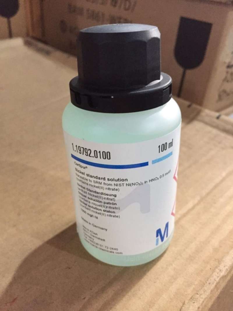 Promo Larutan Standar Nikel, Nickel (ni) Standard Solution, Merck, 100 ...