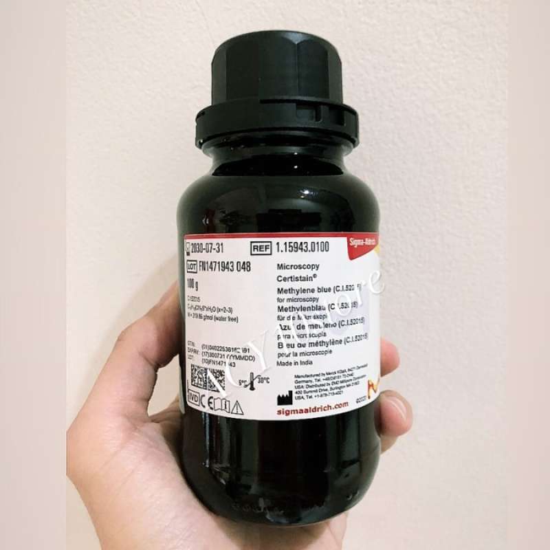 Promo Merck 1.15943.0100 Methylene Blue (c.i. 52015) 100g Diskon 33% Di ...