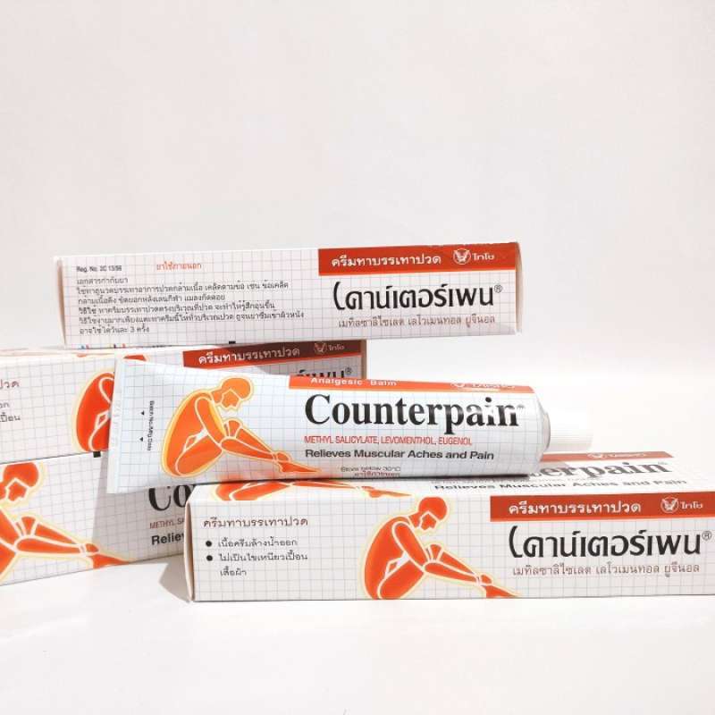 Jual Counterpain 120gr Analgesic Balm Relieve Muscular Aches And Pain ...