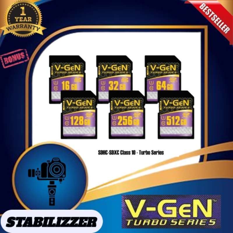 Jual Memory Card V-gen Sdhc Turbo Series / V Gen Sd Card Turbo Series ...