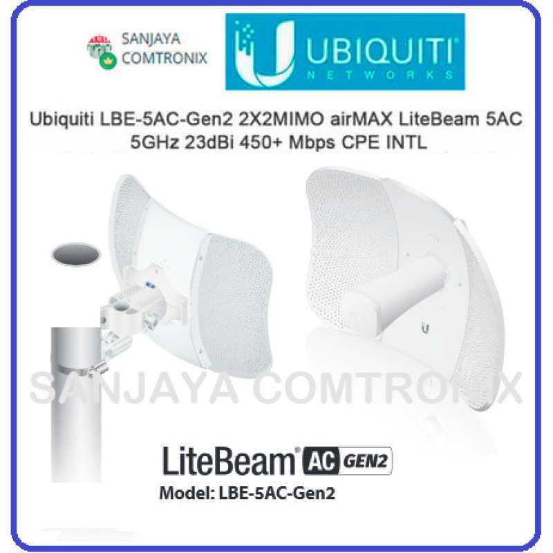 Jual Ubiquiti Litebeam 5ac Gen 2 Airmax Ac Cpe Lbe-5ac-gen2 Di Seller ...