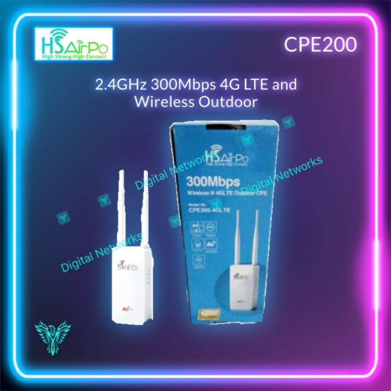 Jual Hsairpo Cpe200 Outdoor 4g Lte Wireless 2.4ghz 300mbps Hs Airpo ...