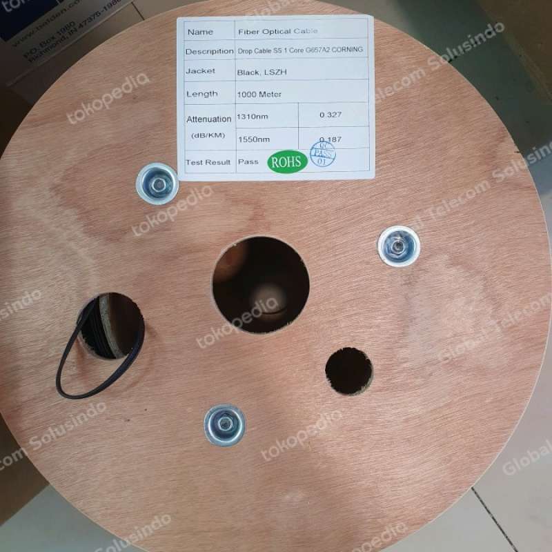 Jual Kabel Drop Core Optik / Dw Fo Ftth 2 Core Sm / Drop Wire ...