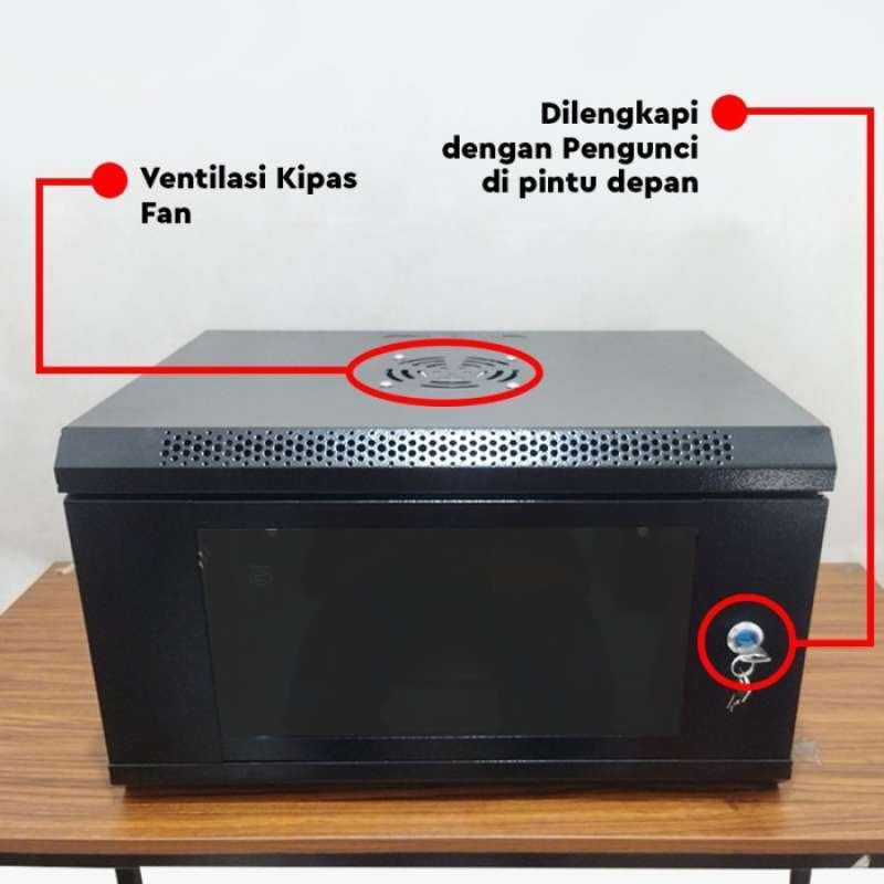 Jual Wallmount Rack 6u Single Door Rack Server Dinding 6u 6 U Di Seller ...