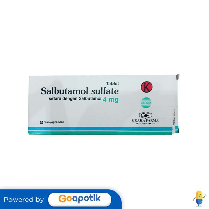 Jual Salbutamol Graha 4 Mg Box 100 Tablet Di Seller Apotek Elysia ...