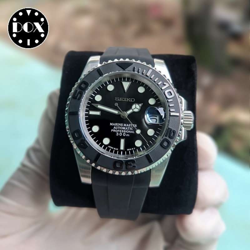Jual Mod Seiko Yacht Master Black Bezel Nh35 Automatic Sub Seikomod Di Seller Velvet Store ...