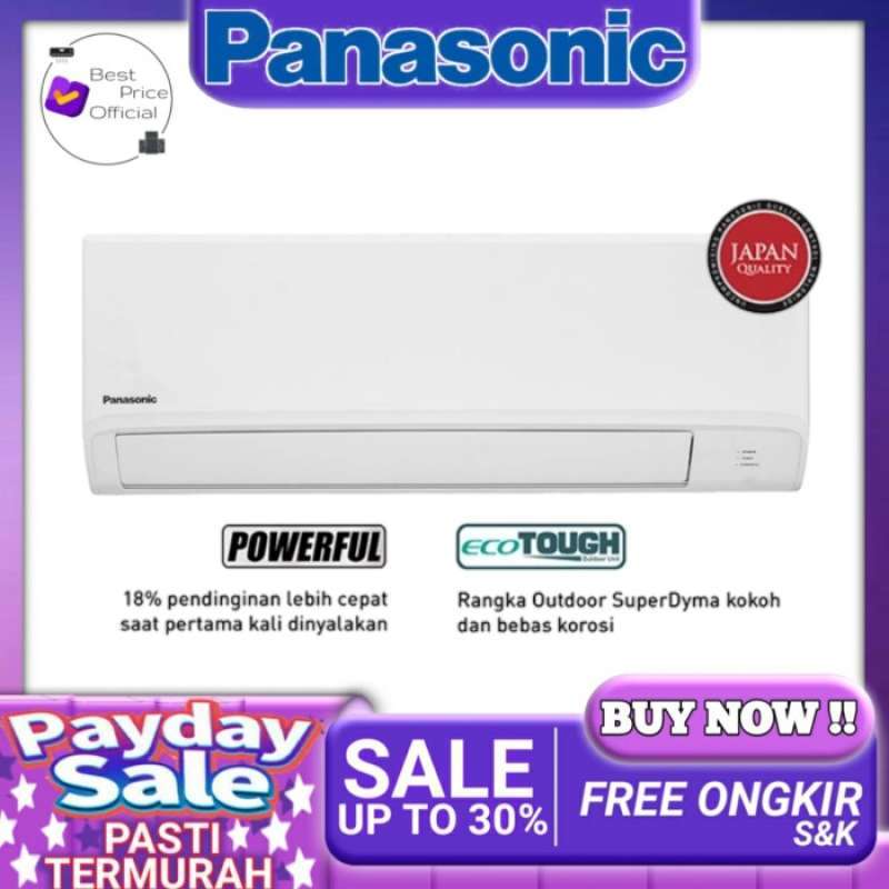 Promo Ac Split Panasonic 1,5 Pk Cs-yn12wkj Yn12wkj Standard Non Inverter R32 Diskon 23% Di ...