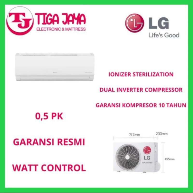 Promo Ac Lg 1/2 Pk Dual Cool Inverter T06ev4 Diskon 23% Di Seller Bogatyy Store - Meruya Selatan ...