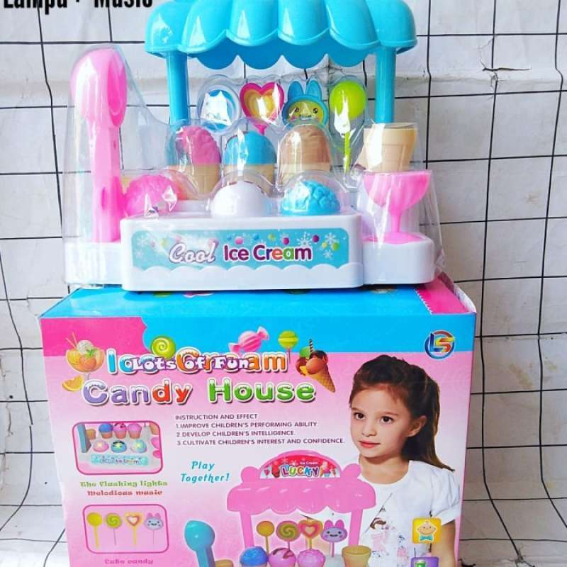 Jual Mainan Anak Cool Ice Cream / Mainan Gerobak Ice Cream Di Seller ...