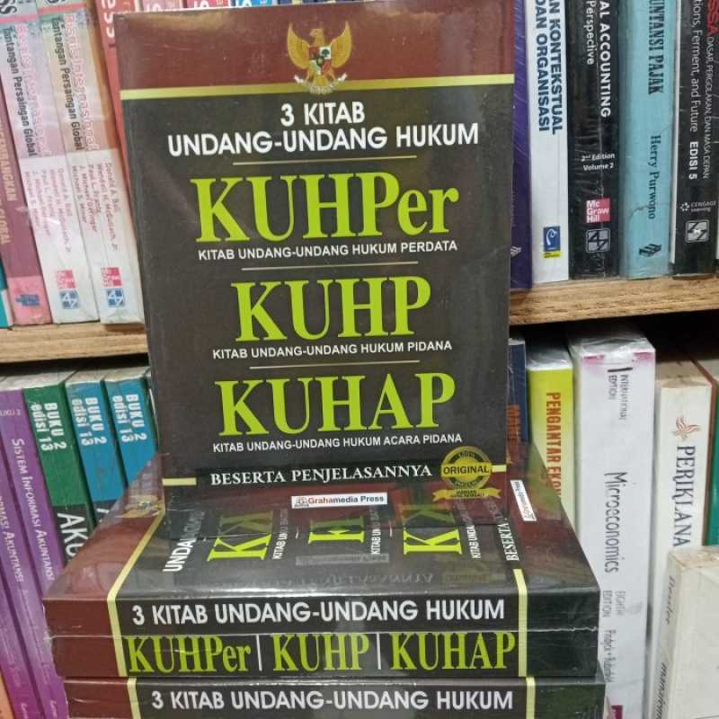 Jual 3 Kitab Undang-undang Hukum. Kuhper, Kuhp & Kuhap Di Seller Sweet Shop - Cengkareng Timur ...