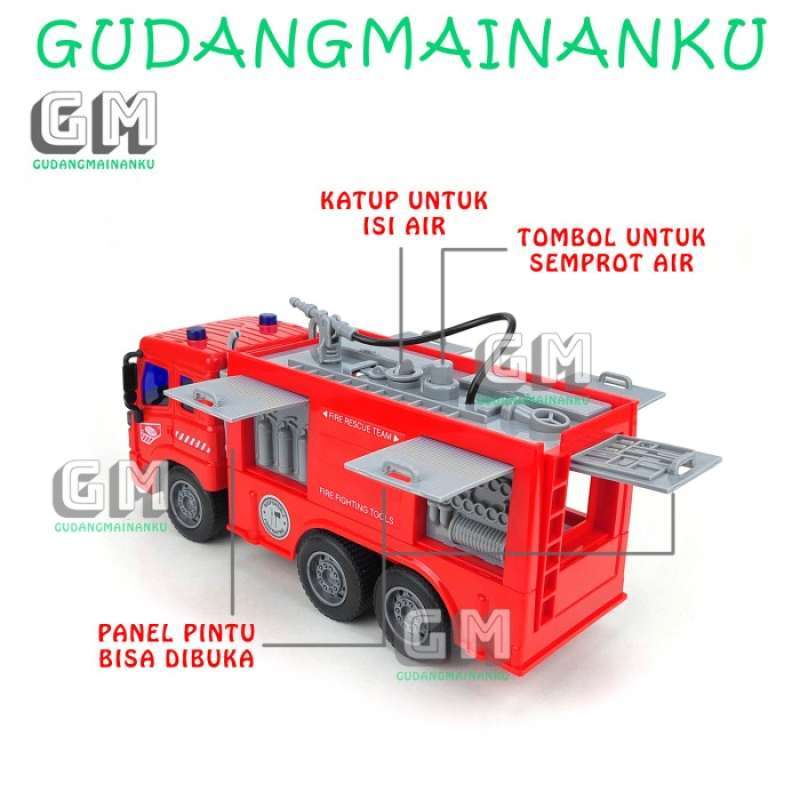 Jual Mobil Rc Remote Control Truk Pemadam Fire Engine - Pemadam A Di ...