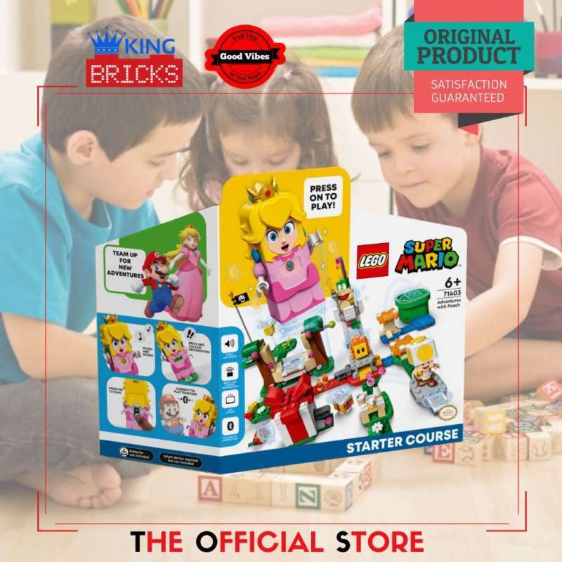 Jual Lego Original Super Mario 71403 Adventures With Peach - Mainan ...