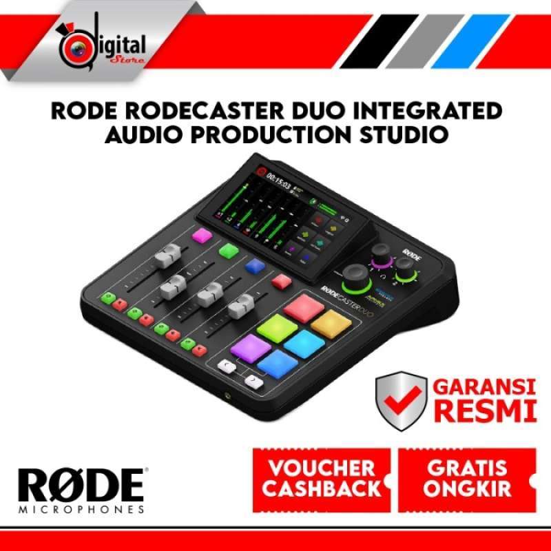 Jual Rode Rodecaster Duo Integrated Audio Production Studio / Podcast ...