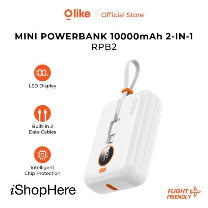 Jual Olike By Oppo Mini Power Bank 10000mah Flight Friendly Built-in ...