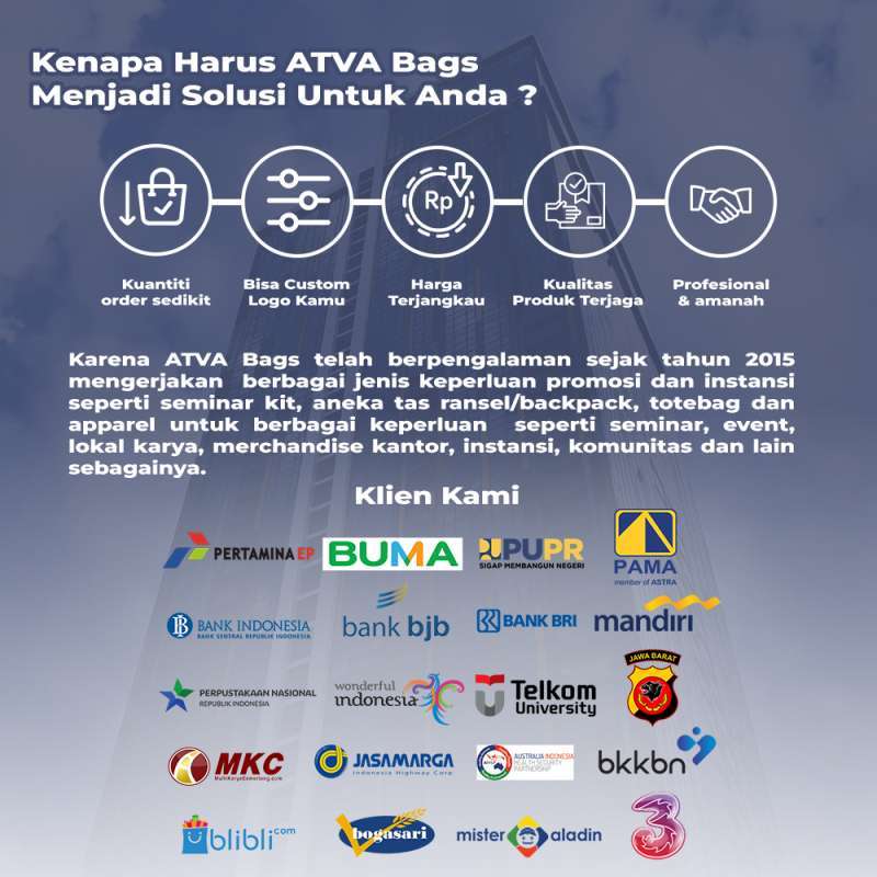 Jual Kustom Aneka Produk Tas Totebag Jaket Seragam Kaos, Bordir Sablon ...