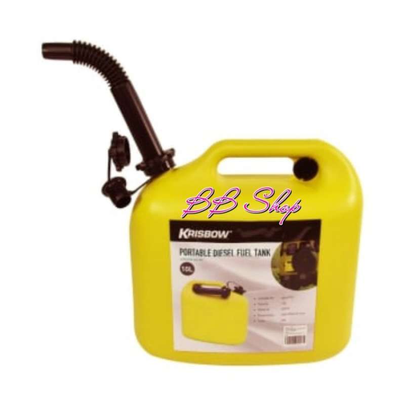 Promo Krisbow Jerigen Solar Plastik 10 Ltr / Diesel Tank Plastic Diskon ...