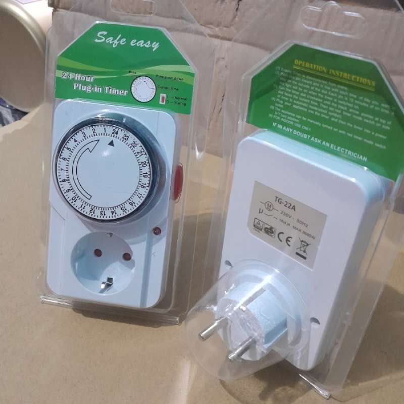 Promo Timer Pompa Kolam Atau Lampu Kolam Renang Timer Model Colok 24 ...