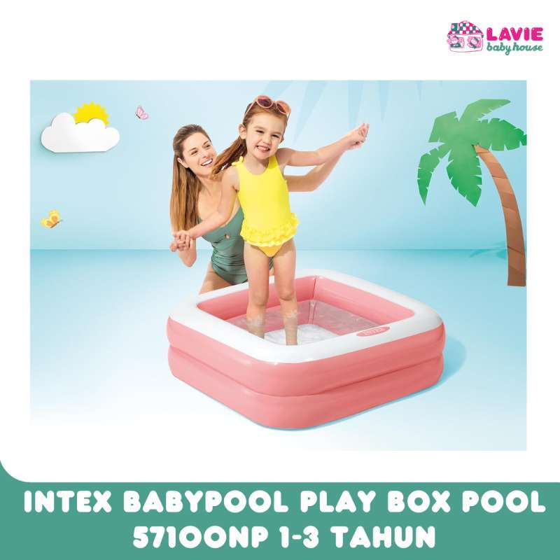 Jual Intex Babypool Play Box Pool 57100np 1-3 Tahun/kolam Anak Di ...