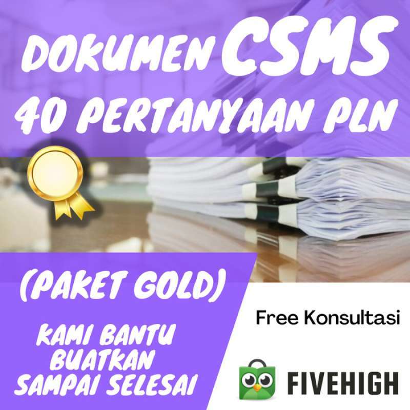 Jual Dibuatkan Dokumen Csms 40 Pertanyaan Pln Proyek Lengkap Instan Proyek Di Seller Tombstone ...