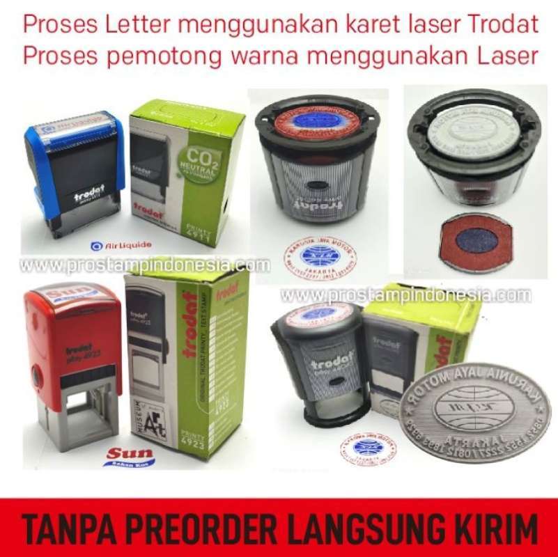 Jual Stempel Otomatis Trodat Printy 4912 / Custom Design - Karet ...