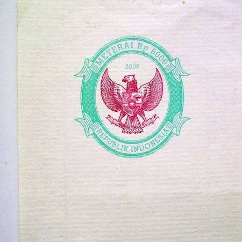 Jual Kertas Segel Asli Tahun 2000 Double Di Seller Kingyo - Cengkareng ...