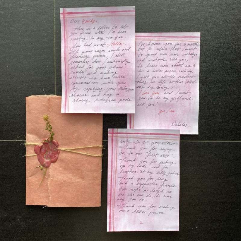 Jual Kertas Surat Dan Amplop Aesthetic Set Di Seller Kingyo ...