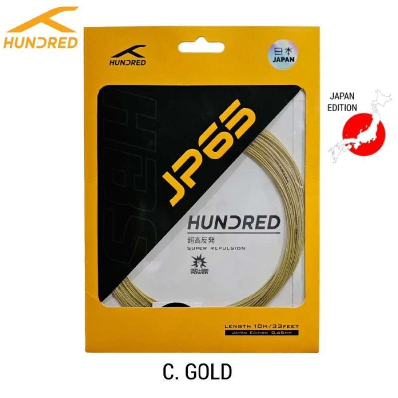 Jual Senar Badminton Hundred Jp65 /jp 65 Japan Edition Original Di ...
