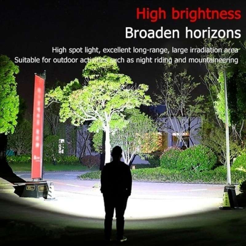 Promo Lampu Kepala Led Headlamp Flashlight Glare T8 Zoom Motion Sensor ...