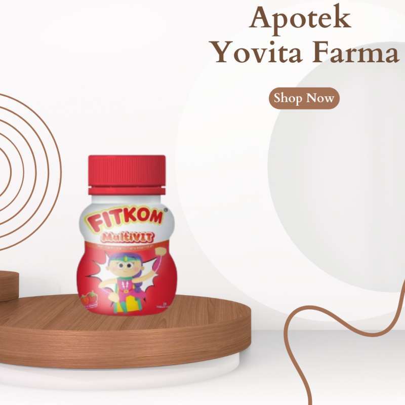 Jual Fitkom Rasa Strawberry 21 Tablet Hisap Di Seller Yovita Farma ...