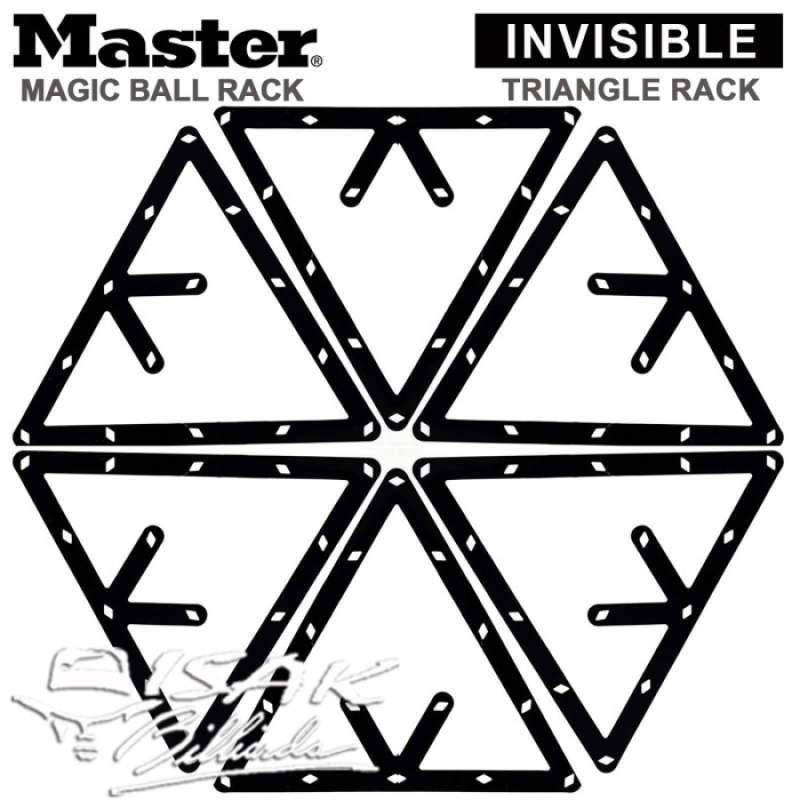 Jual Magic Ball Rack - 1 Triangle Rak Bola Plastik Segitiga Billiard ...