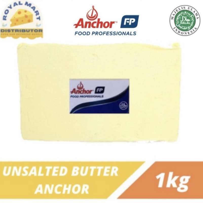 Promo Unsalted Butter Anchor 1 Kg Diskon 23% Di Seller Hikari Storee ...