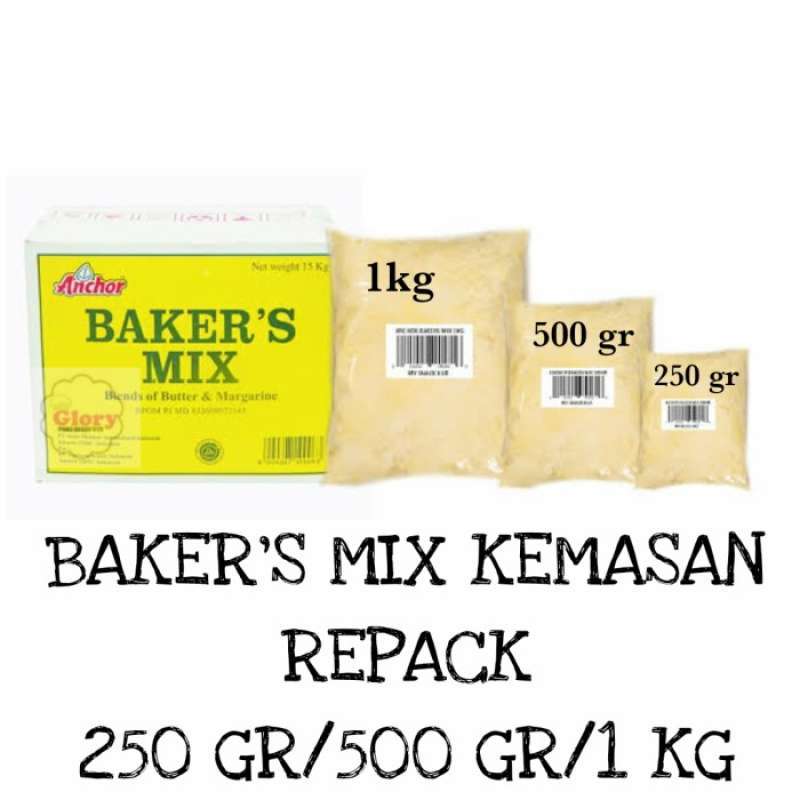 Promo Anchor Bakers Mix Repack 1 Kg Diskon 23% Di Seller Hikari Storee ...