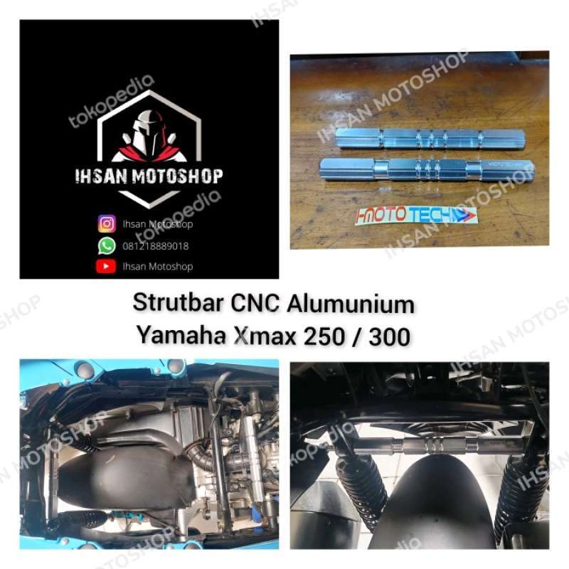 Promo Strutbar Engine Dan Shockbreker Yamaha Xmax 250 Cnc Diskon 28% Di ...