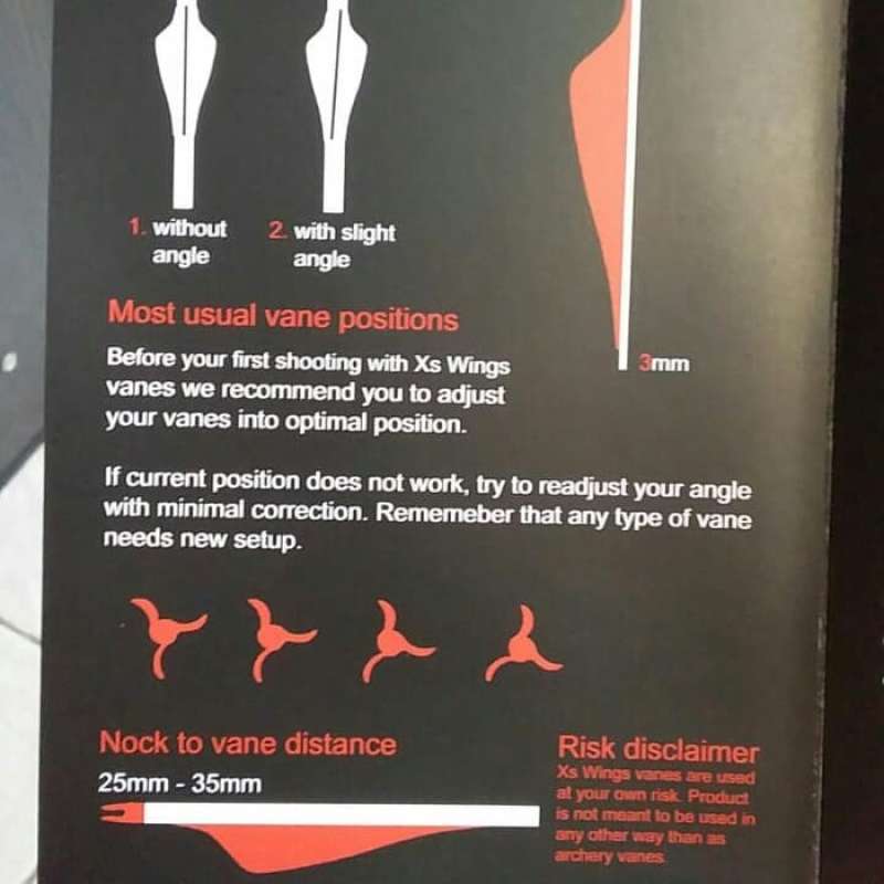 Jual Xs Wings Original Spinwings Spin Wing Vanes Berbagai Warna - 50mm ...