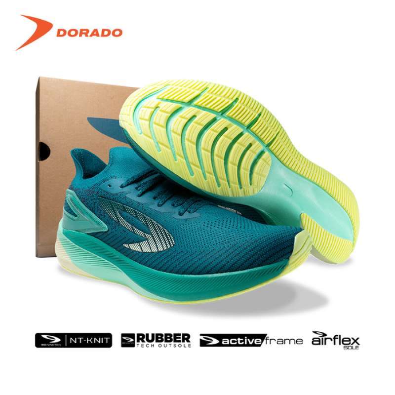 Jual 910 Nineten Haze Infiknit 1.0 Sepatu Lari Teal/mint/lime - 40 Di ...