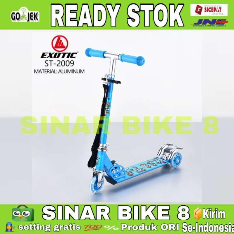 Jual Scooter Anak Alloy Exotic St-2009 3 Roda Untuk Usia 2-5 Tahun Di ...