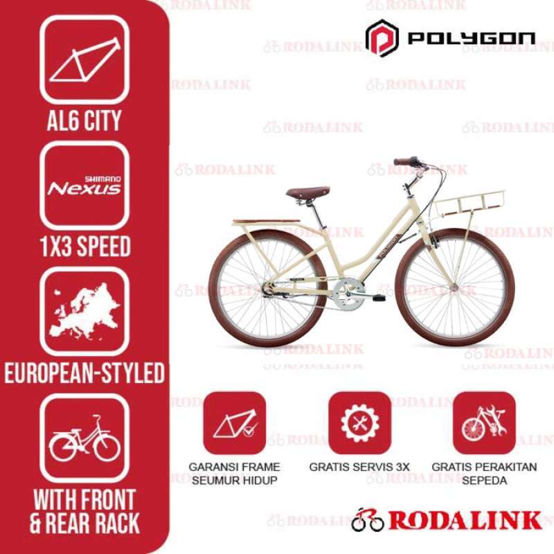 Jual Polygon Sepeda Wanita Perkotaan Zenith Active I3 | City Bike - M ...