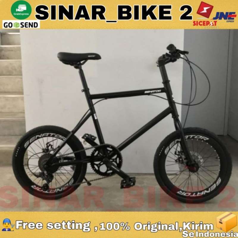 Jual Sepeda Mini Velo 20 Inch Senator 9 Speed Sensah Cakram Di Seller ...