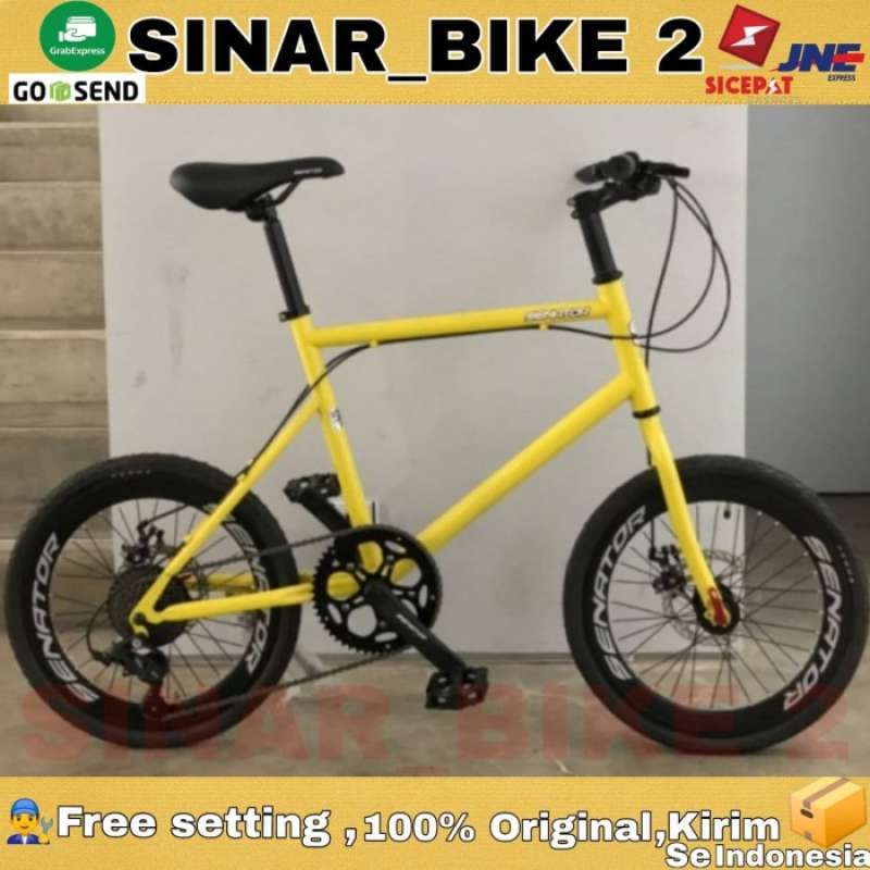Jual Sepeda Mini Velo 20 Inch Senator 9 Speed Sensah Cakram Di Seller ...