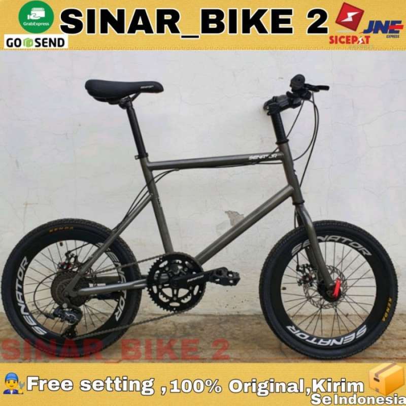 Jual Sepeda Mini Velo 20 Inch Senator 9 Speed Sensah Cakram Di Seller ...