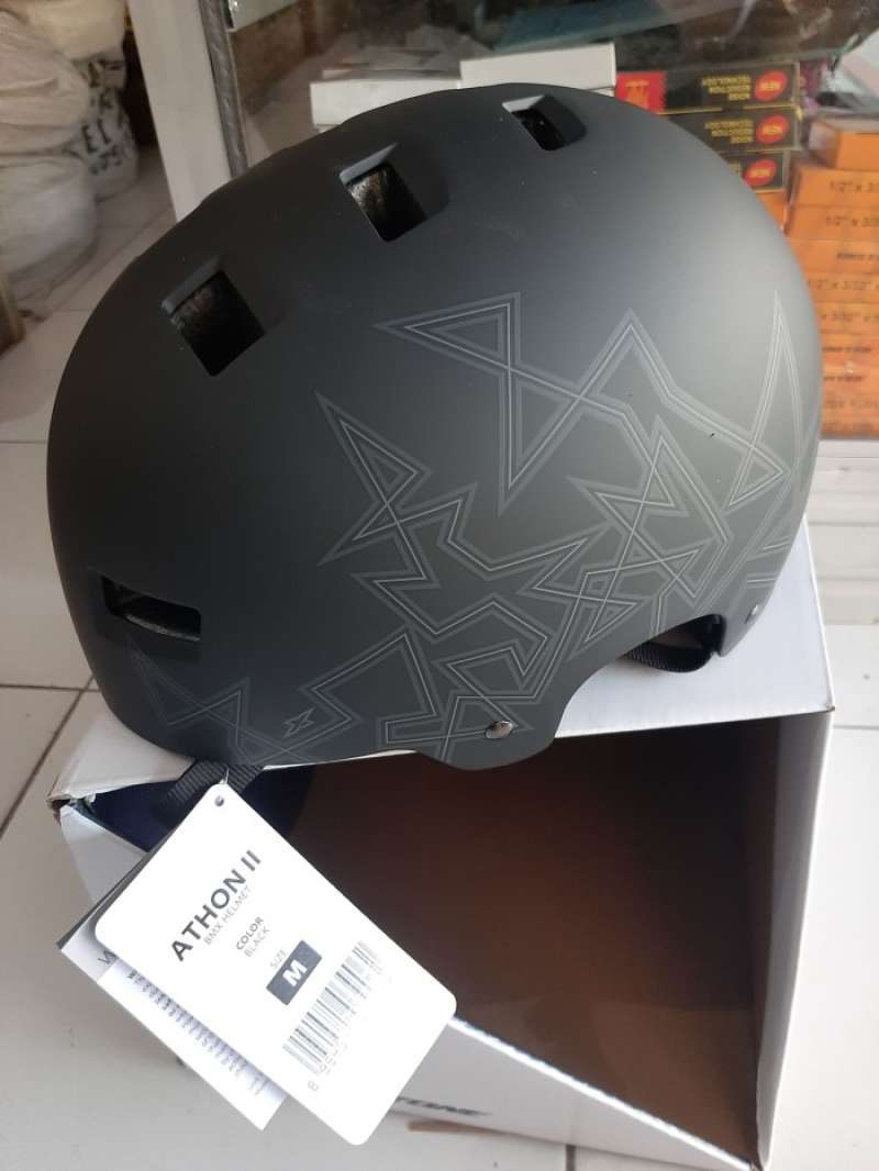 Jual Helm Helmet Sepeda Model Batok Xzone Athon Ii - Hitam L Di Seller ...